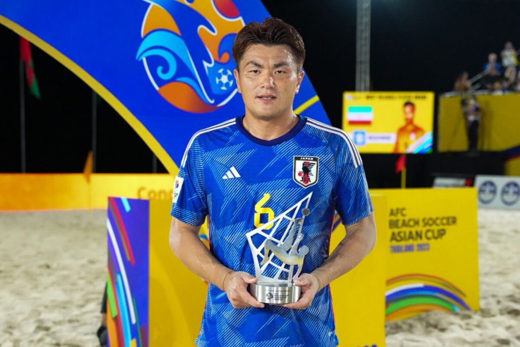 Akaguma clinches 2023 AFC Beach Soccer Asian Cup top scorer award!