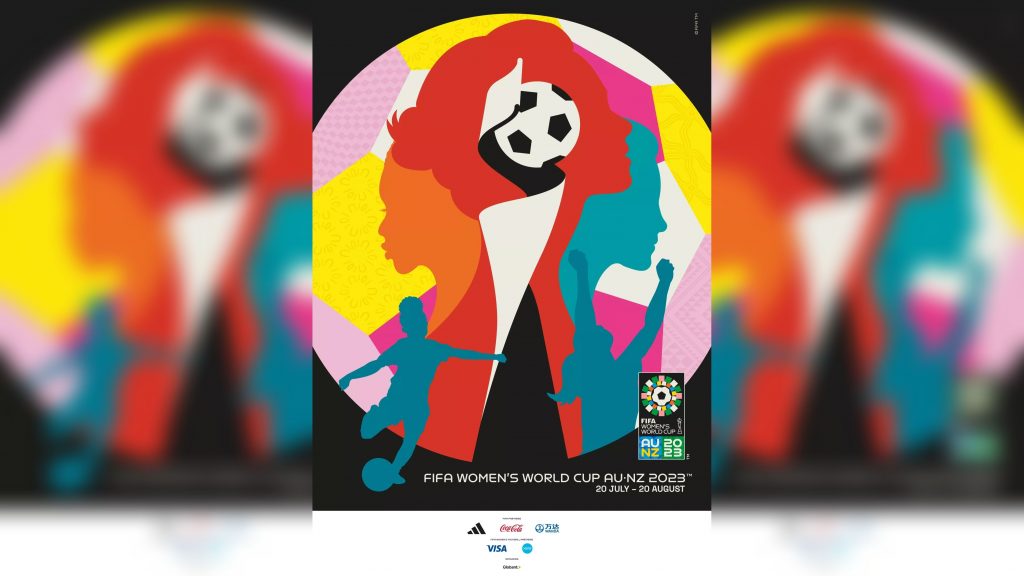 Official 2023 FIFA Women's World Cup poster unveiled in outdoor galleries!