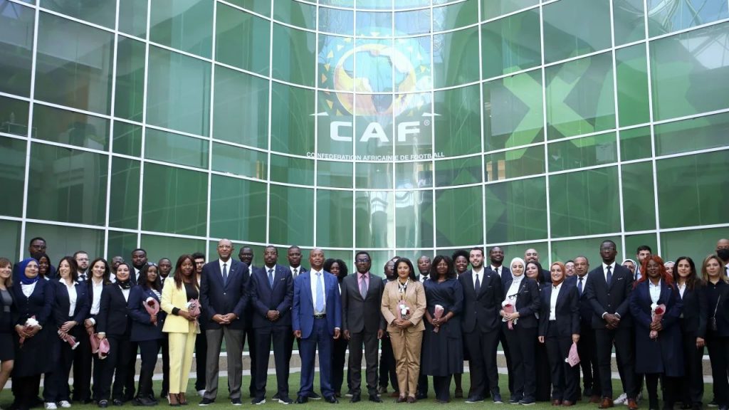 CAF President Dr Motsepe meets CAF staff to engage & exchange ideas!