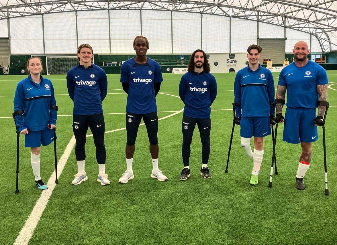 Chelsea Foundation and Sure UK launch new amputee programme!