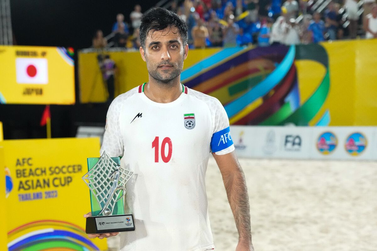 Moslem Mesigar crowned 2023 AFC Beach Soccer Asian Cup's MVP!