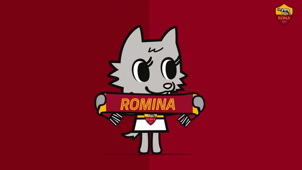 AS Roma unveil a second mascot named Romina!