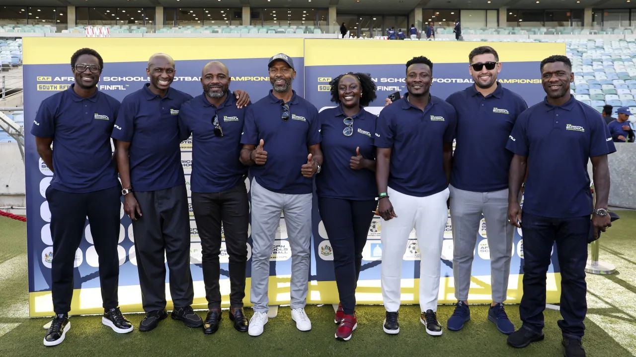 CAF Legends react to CAF Schools Football Championship Workshop ...