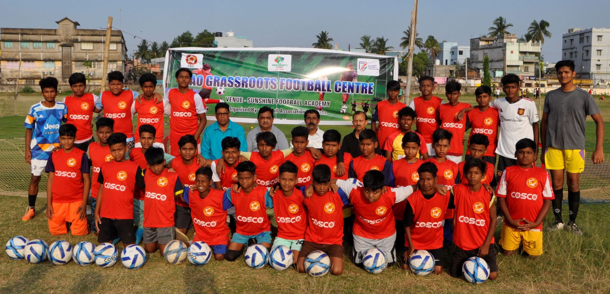 Another FAO Grassroots Centre launched as Sunshine Football Academy!