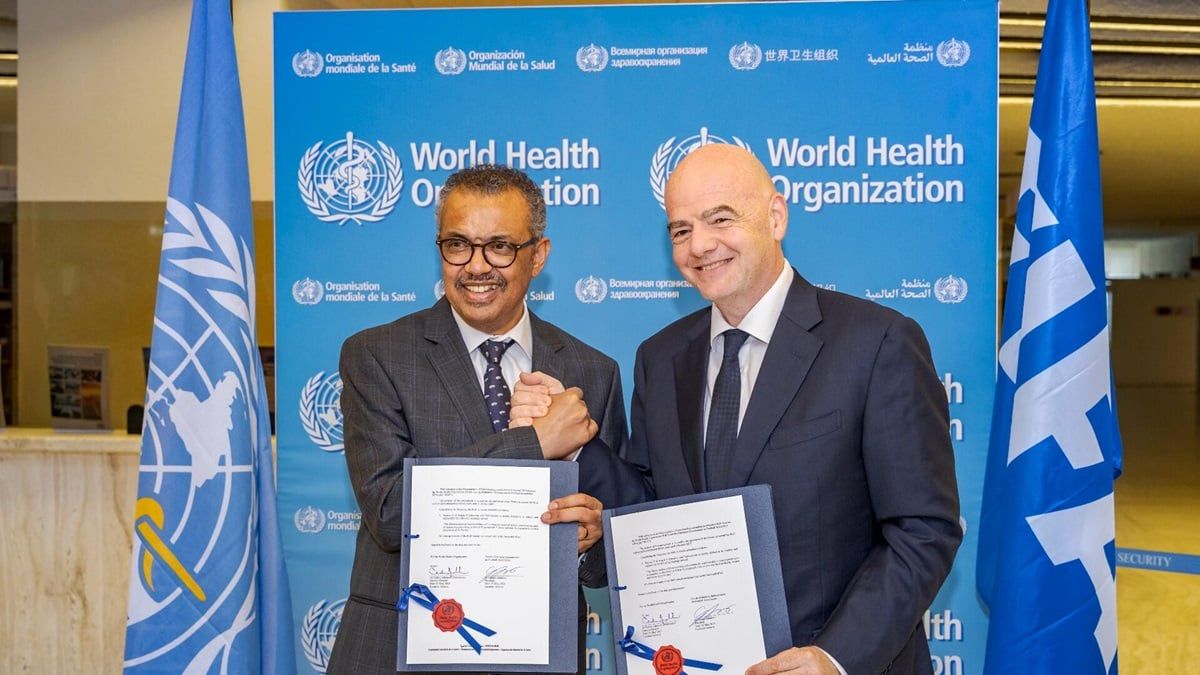 FIFA & the World Health Organization extend collaboration!