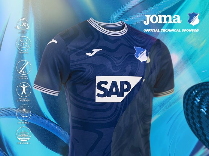 Joma presents the TSG Hoffenheim's first jersey for the 2023/24 season!