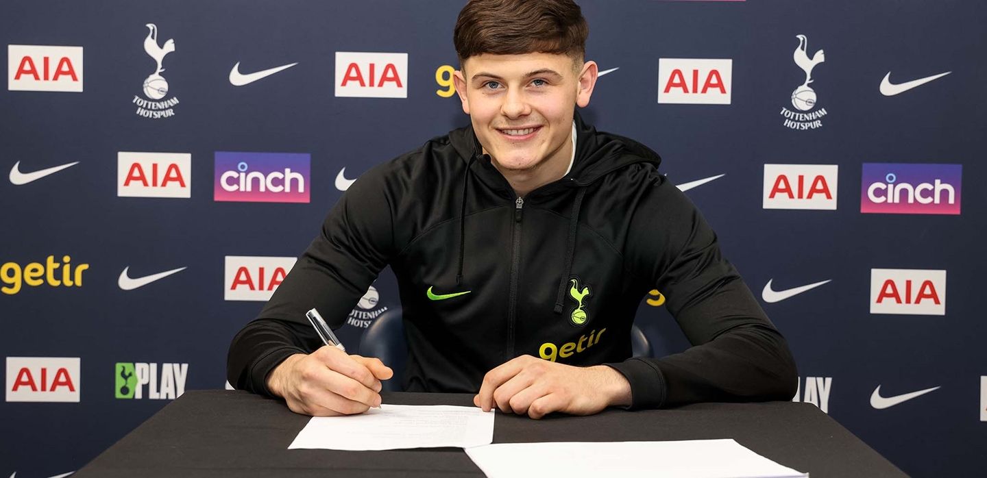 New Tottenham Hotspur contract for Will Lankshear!