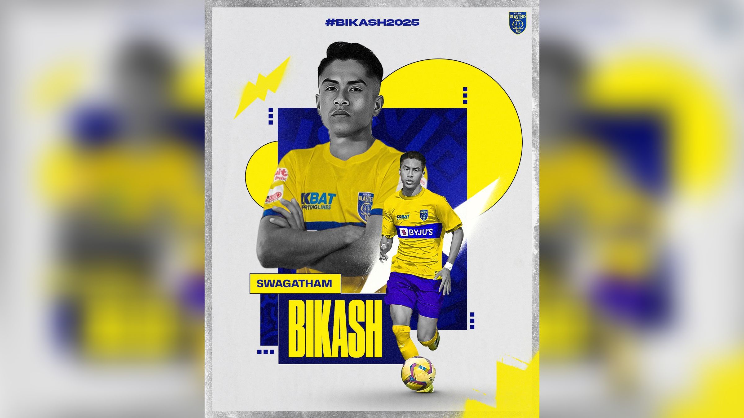 Kerala Blasters sign Bikash Singh, loan him to Mohammedan Sporting!