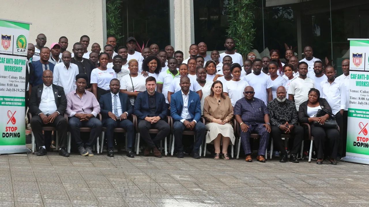 CAF conducts Anti-Doping seminar in Liberia to discuss recent developments!