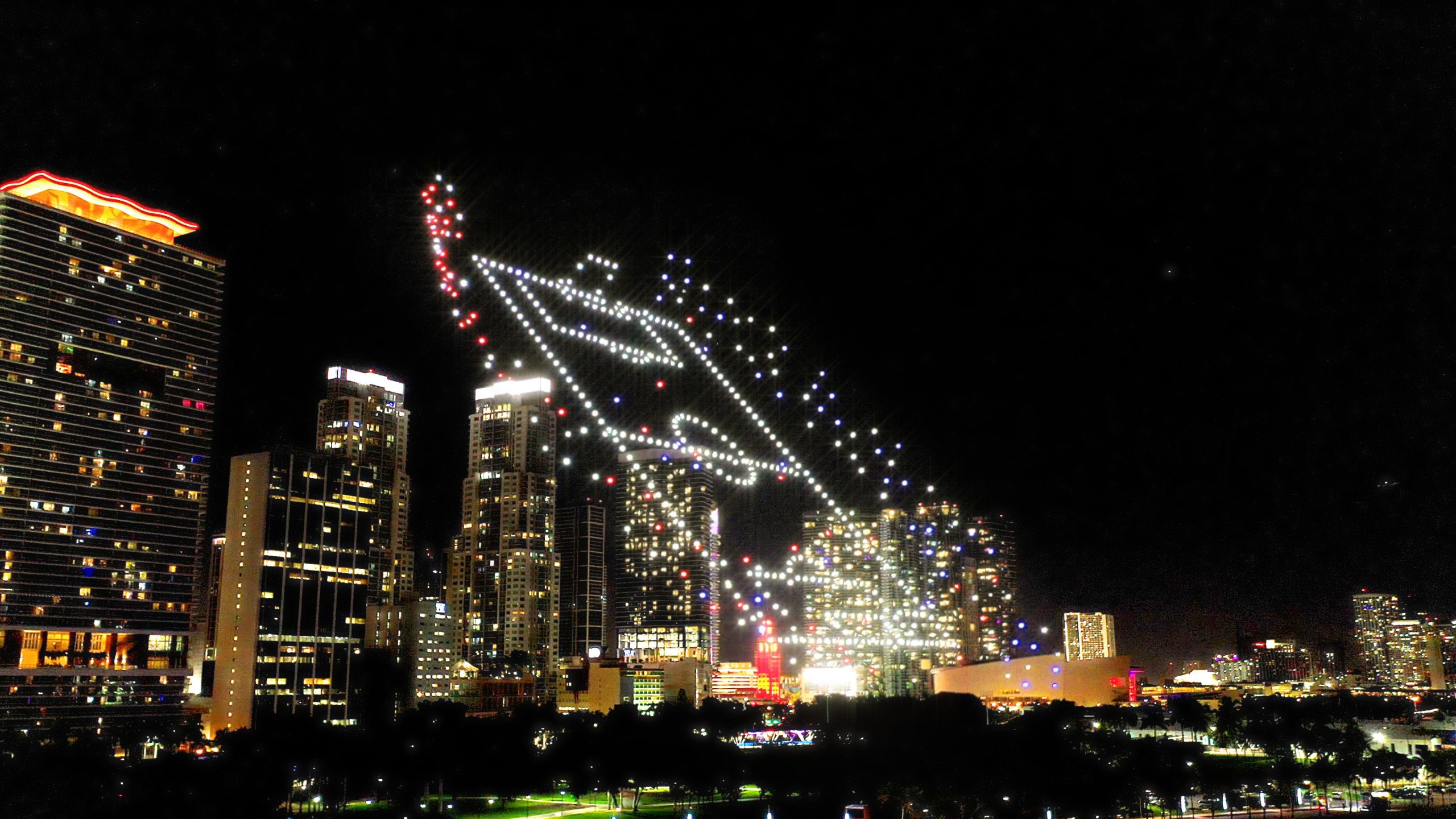 Spectacular Drone Show celebrates start of 2023 FIFA Women's World Cup!