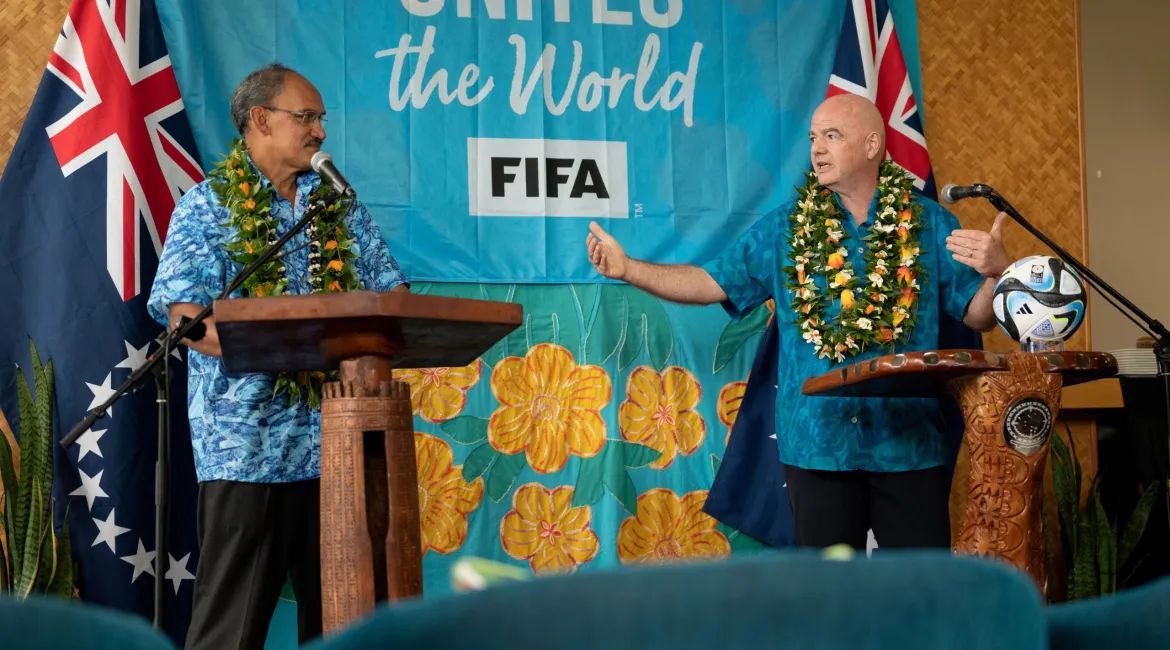 FIFA president visits Oceania MAs during 2023 FIFA Women's World Cup!