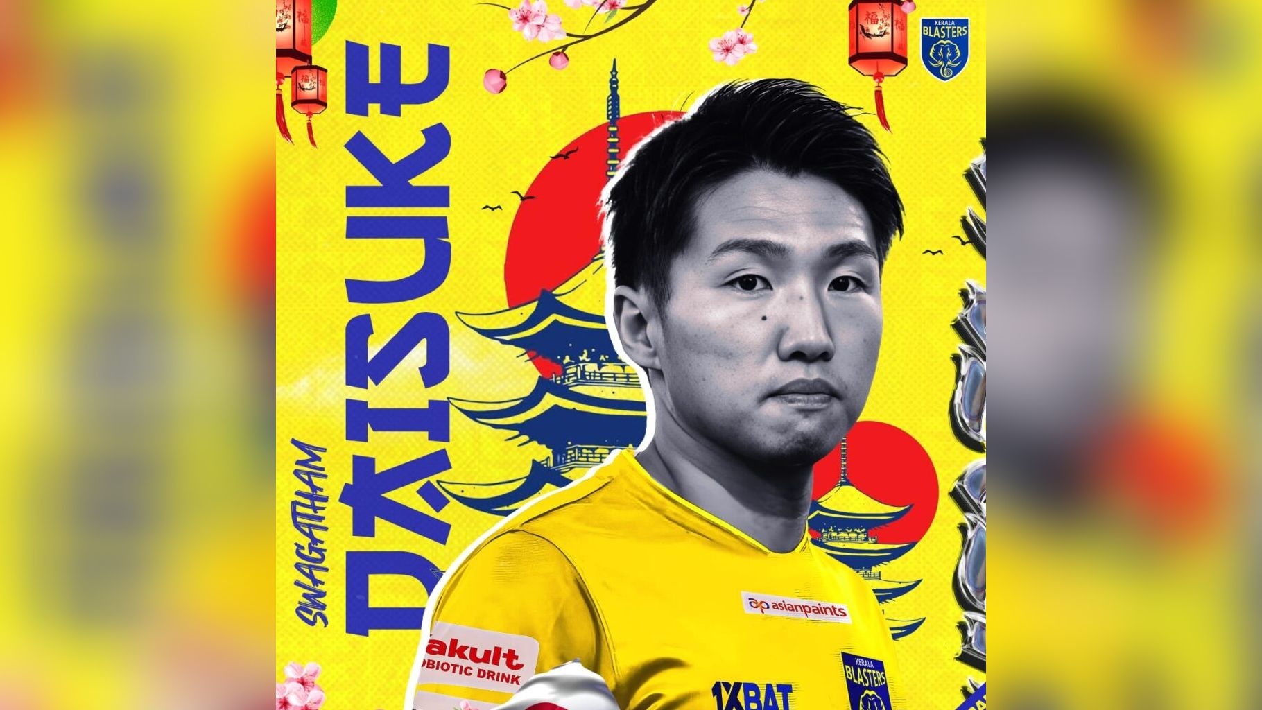Kerala Blasters sign Japanese striker Daisuke Sakai!