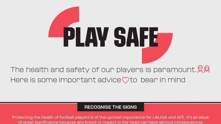 LaLiga and the AFE launch the Play Safe campaign!