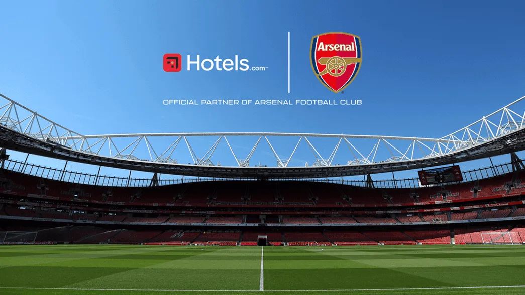 Arsenal FC announce multi-year partnership with Hotels.com!