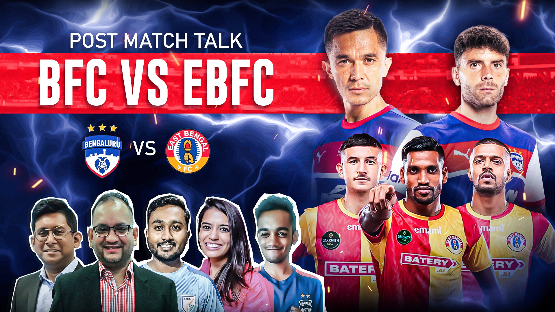 arunfoot/SportsKhabri: Candid Football Conversations #46 ISL-10 Bengaluru FC 2-1 East Bengal FC!