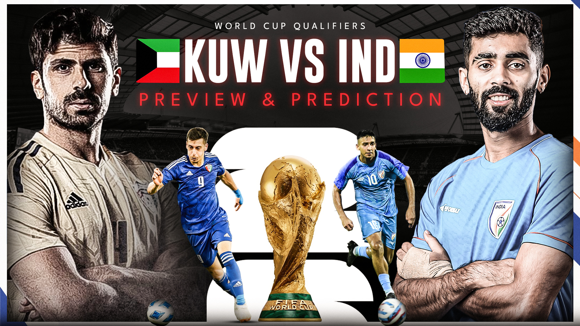 arunfoot/SportsKhabri: Candid Football Conversations #74 Kuwait vs India preview!