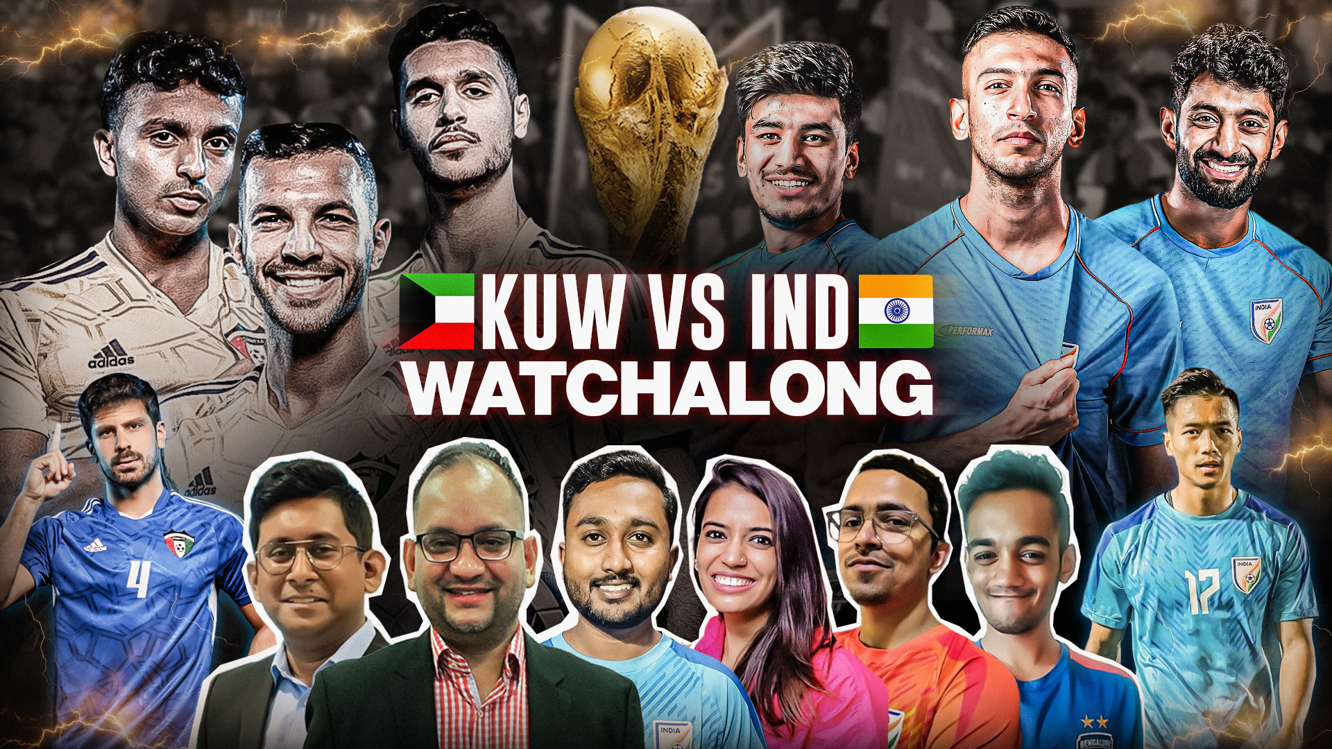 arunfoot/SportsKhabri: Candid Football Conversations #75 Kuwait vs India watchalong!
