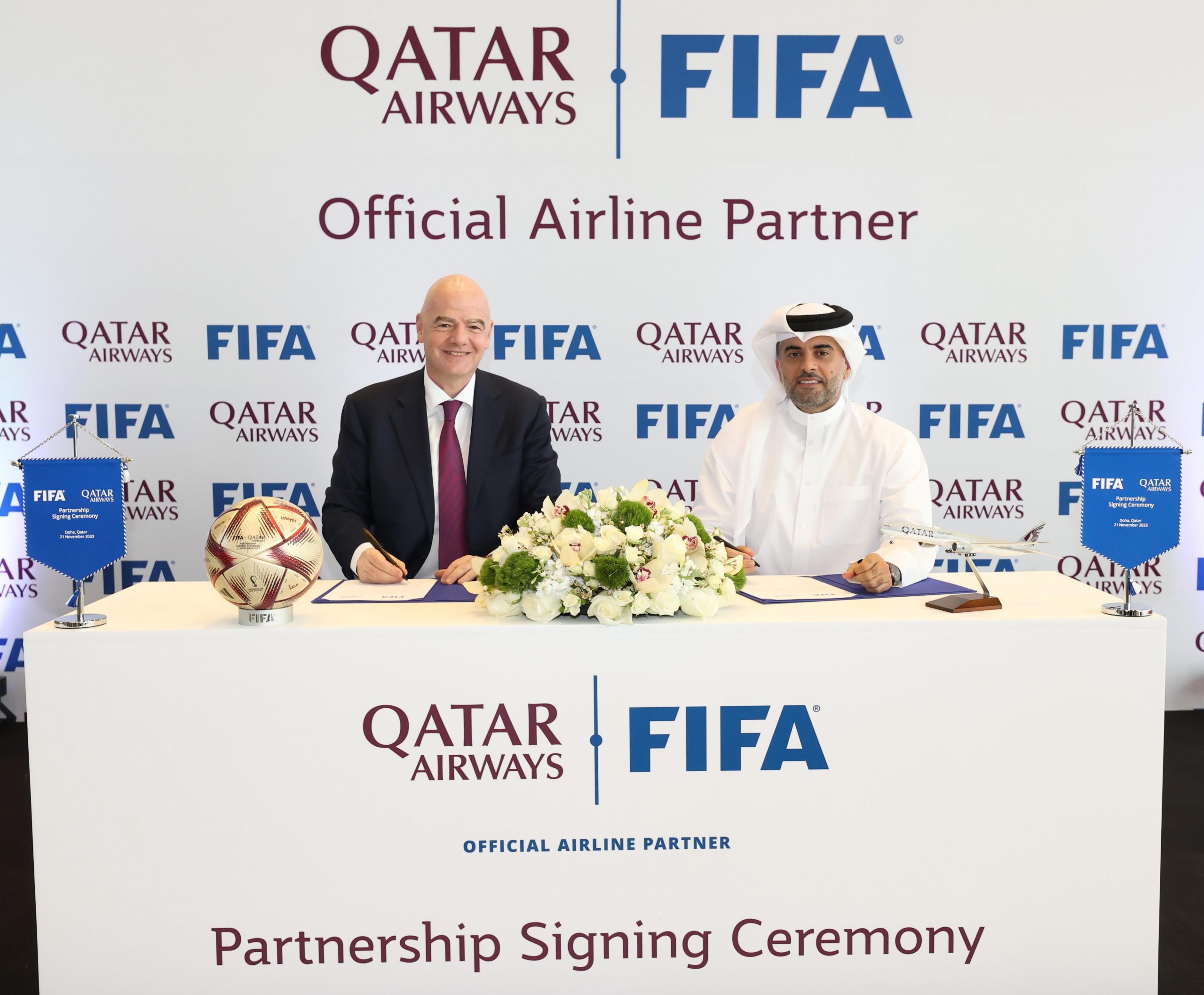 FIFA renews longstanding partnership with Qatar Airways until 2030!