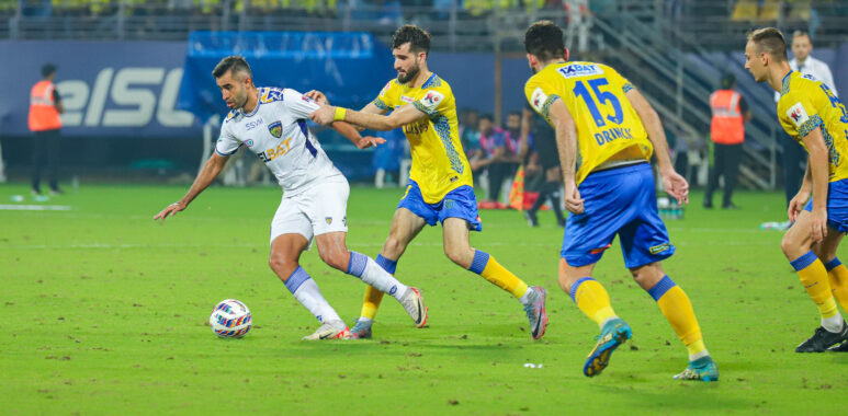 Chennaiyin FC play out a thrilling 3-3 draw at Kerala Blasters!