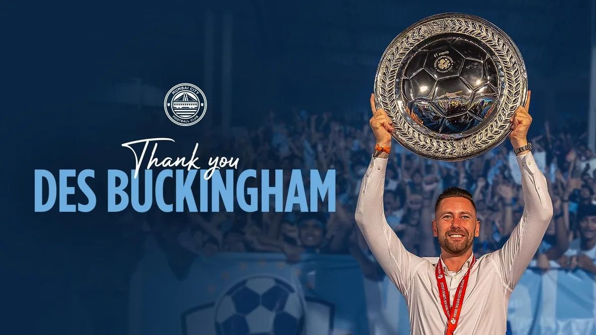Mumbai City FC announce departure of head coach Des Buckingham!