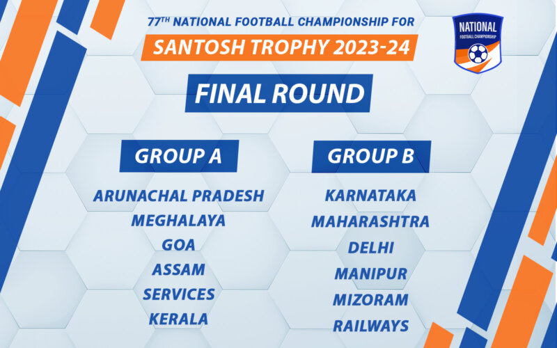 Fixtures announced for 77th Santosh Trophy final rounds!