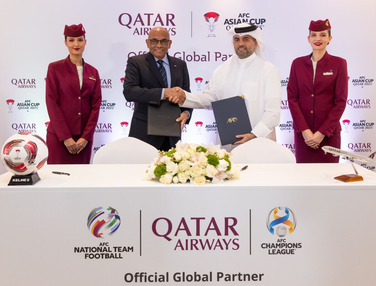 AFC and Qatar Airways announce global partnership!