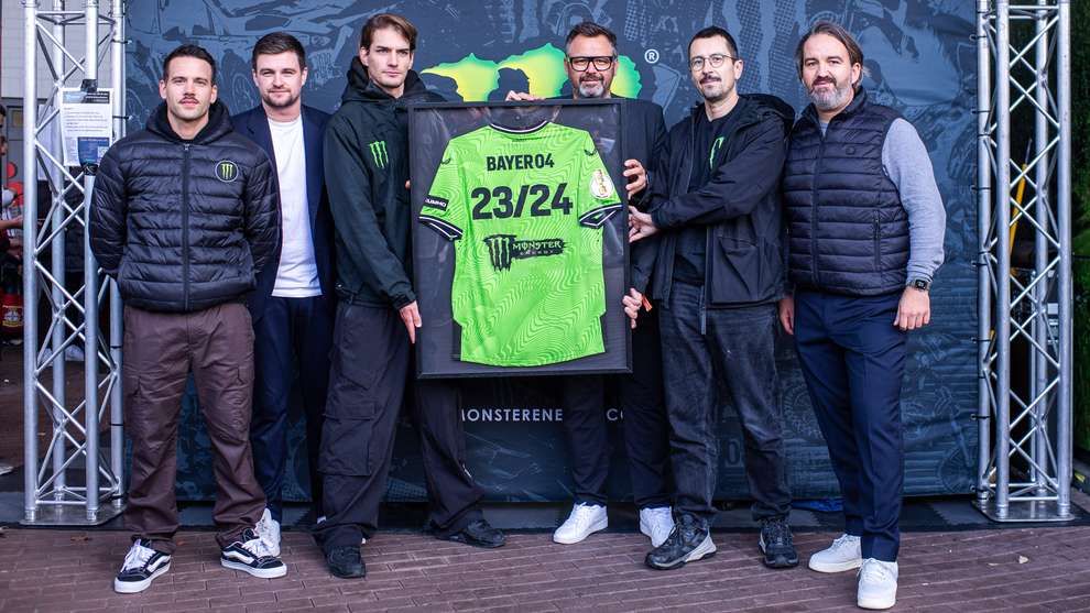 Bayer Leverkusen & their Sponsors Club partner Monster Energy!