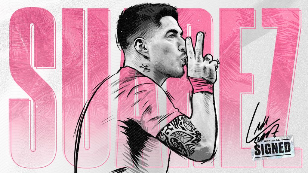 Inter Miami signs iconic striker Luis Suarez!