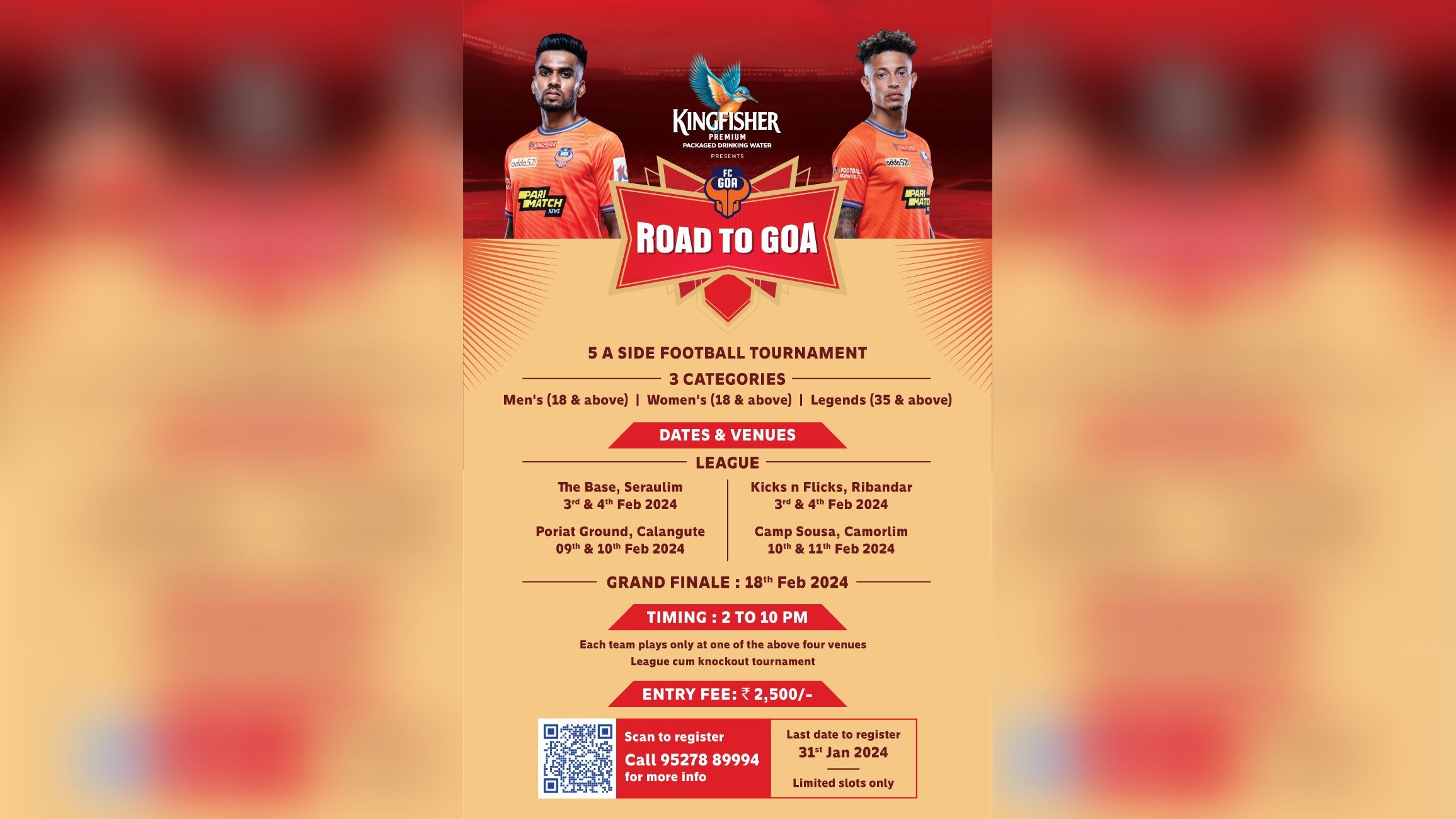 FC Goa announces second edition of "Road To Goa" 5-A-Side football ...