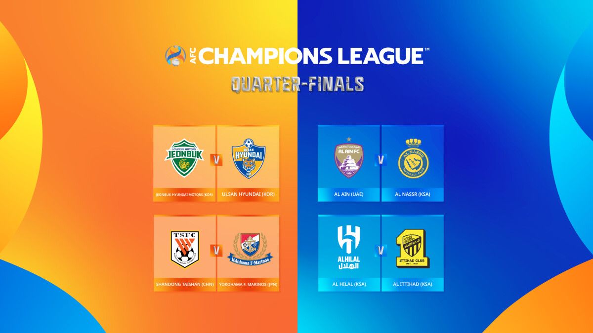 2023-24 AFC Champions League quarterfinalists confirmed! - Arunava ...