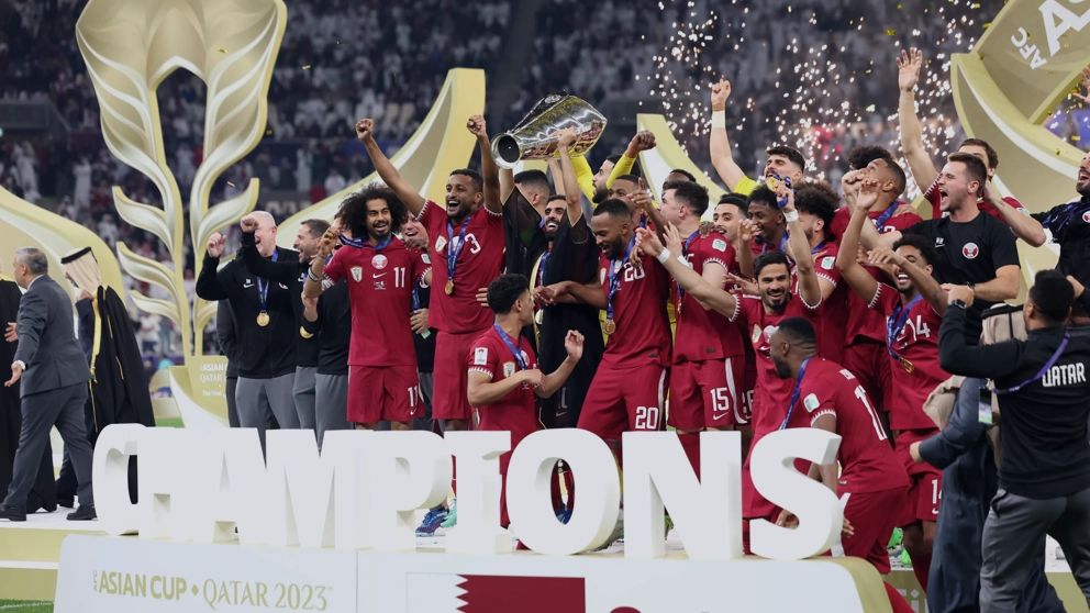 Gianni Infantino attends incredible AFC Asian Cup 2023 final in Doha!
