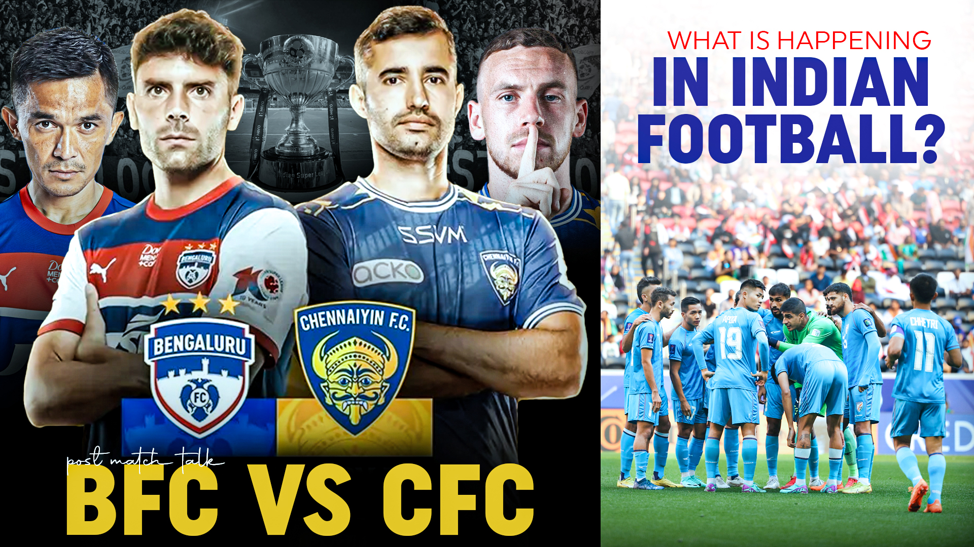 arunfoot/SportsKhabri: Candid Football Conversations #134 Bengaluru FC vs Chennaiyin FC, Indian ...