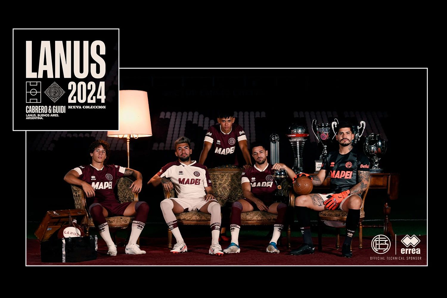 New 'Lanus Clasico' collection for the 2024 season of CA Lanus!