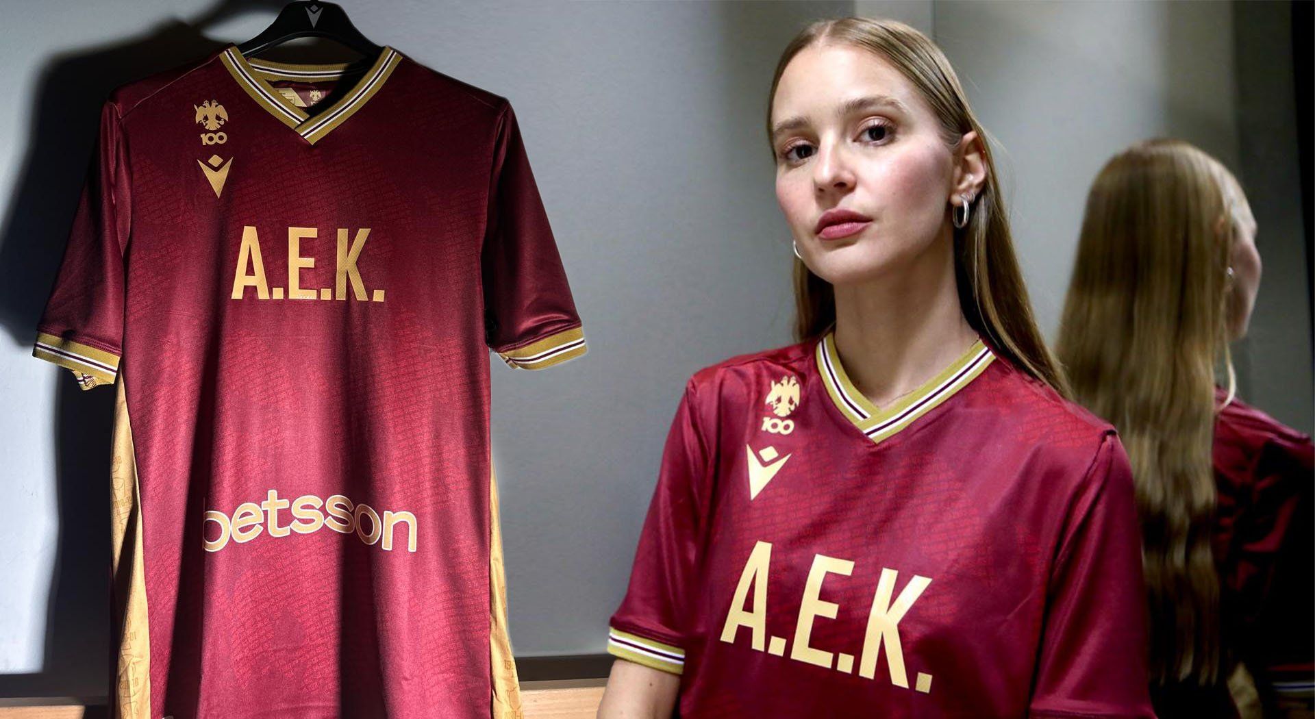 100 years of history in AEK BC's special Macron-made anniversary kit!
