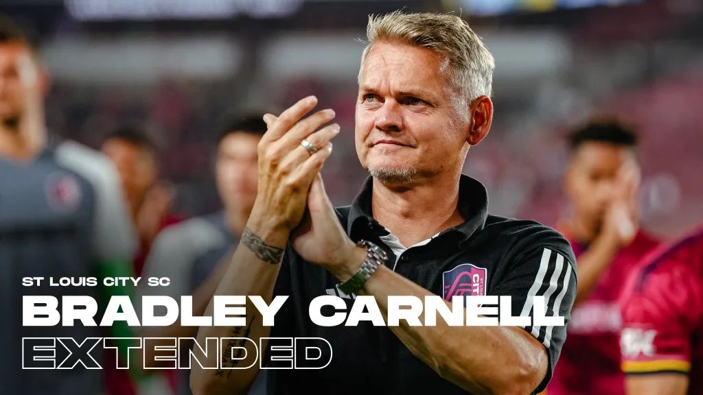 St. Louis City SC extend head coach Bradley Carnell's contract!