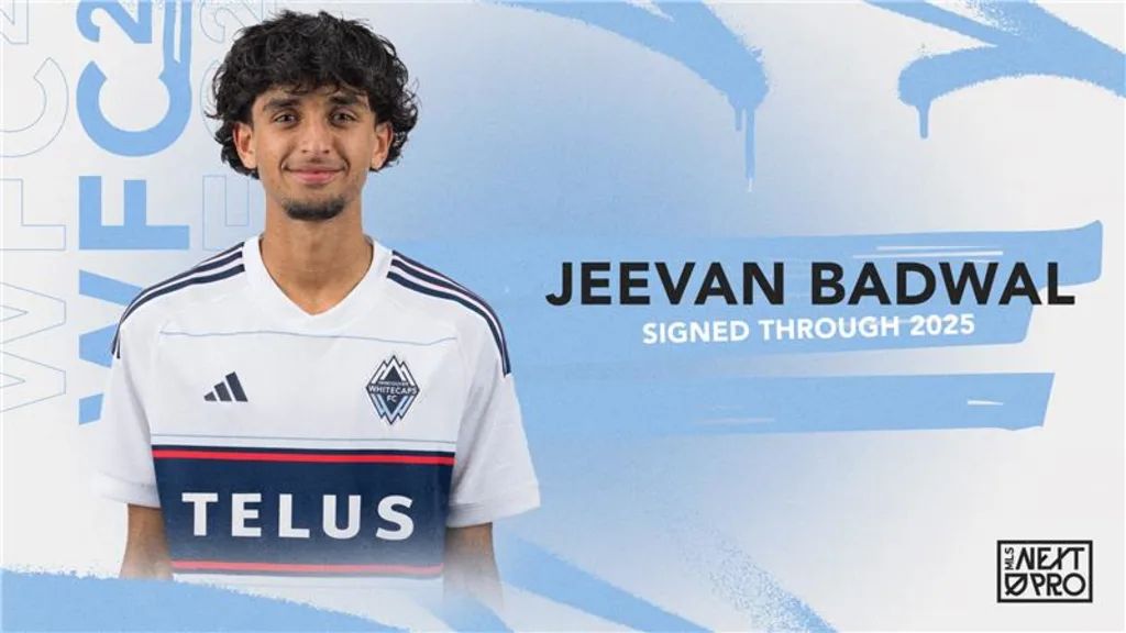 Whitecaps FC sign teenage Jeevan Badwal to professional contract!