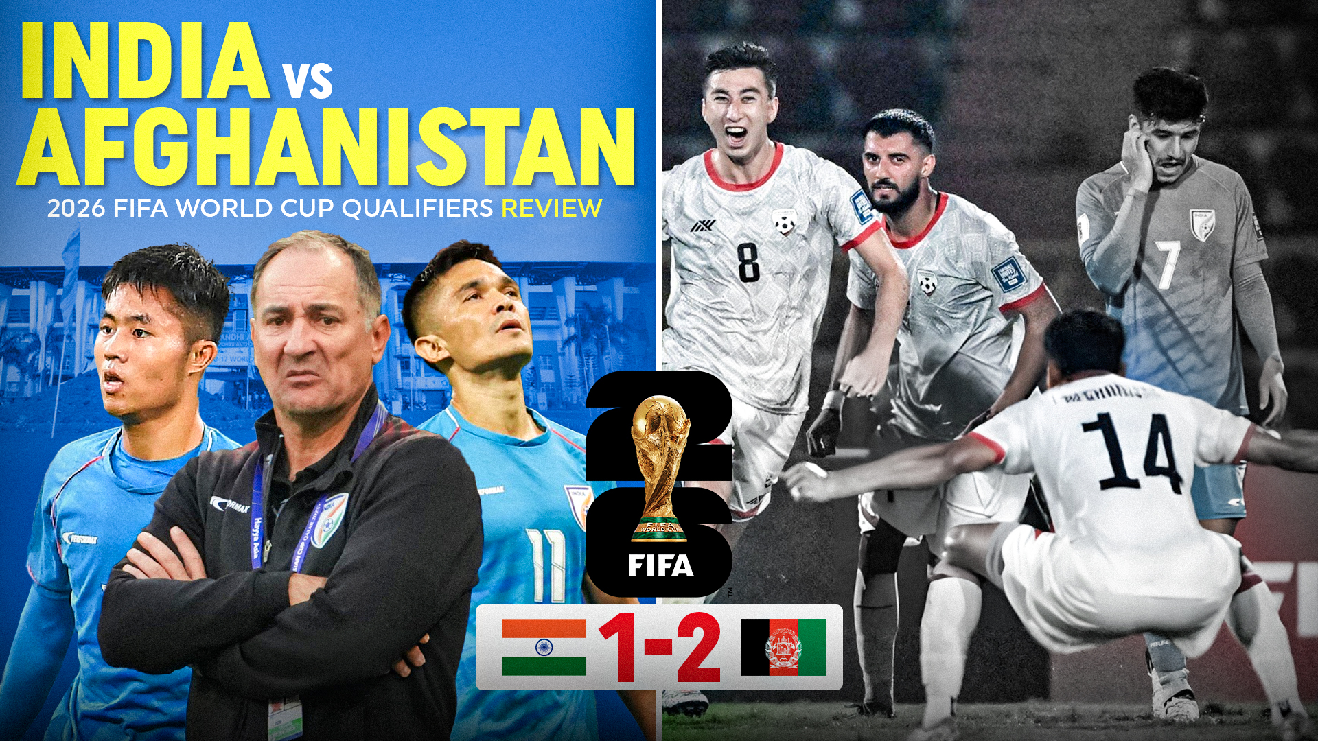 arunfoot/SportsKhabri: Candid Football Conversations #193 India 1-2 Afghanistan review!