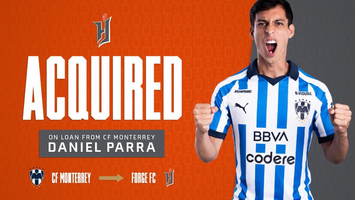Forge FC loan Mexican defender Daniel Parra from CF Monterrey!