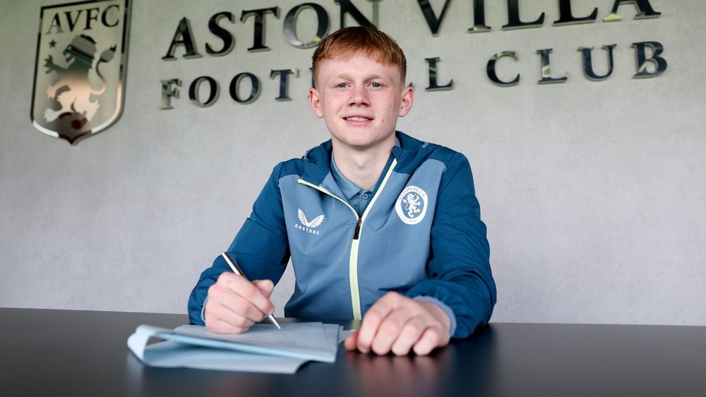 Aidan Borland signs Aston Villa pro deal!