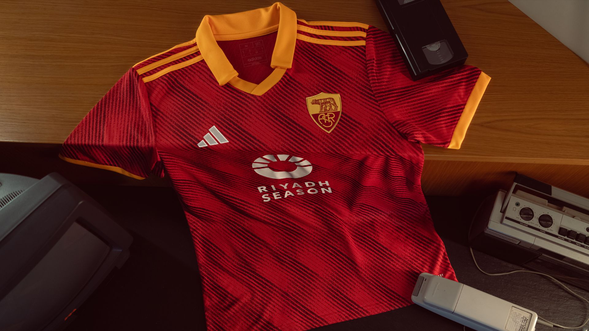AS Roma & adidas present the ASR Origins Jersey for celebrating the ...