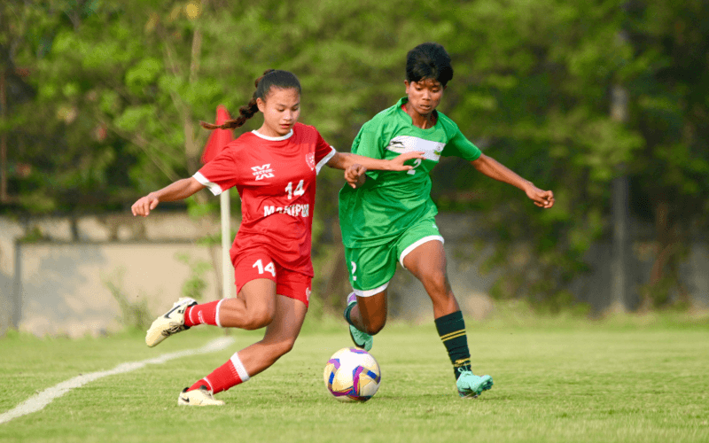 Manipur only team to win in Group B of Senior Women's National Football ...