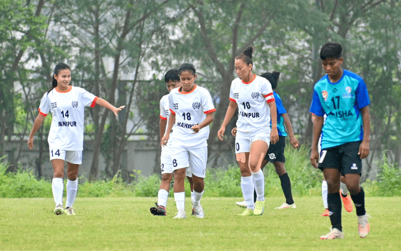 Manipur seal semifinal berth in Senior Women's National Football ...