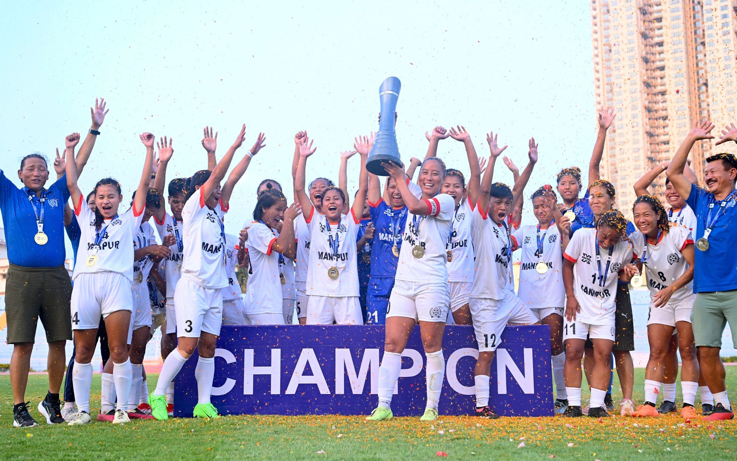 Manipur champions for 22nd time in Senior Women's National Football ...