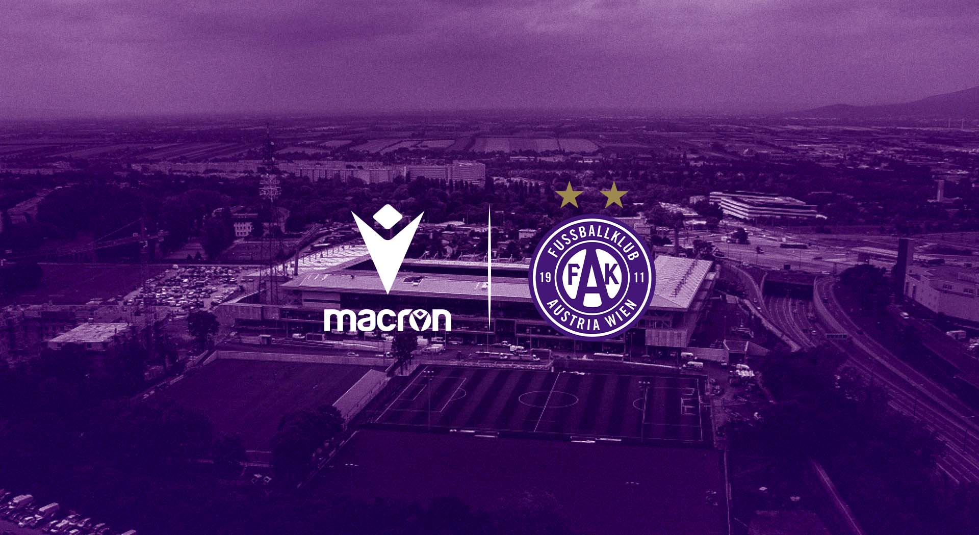 Macron named new technical sponsor of FK Austria Wien!